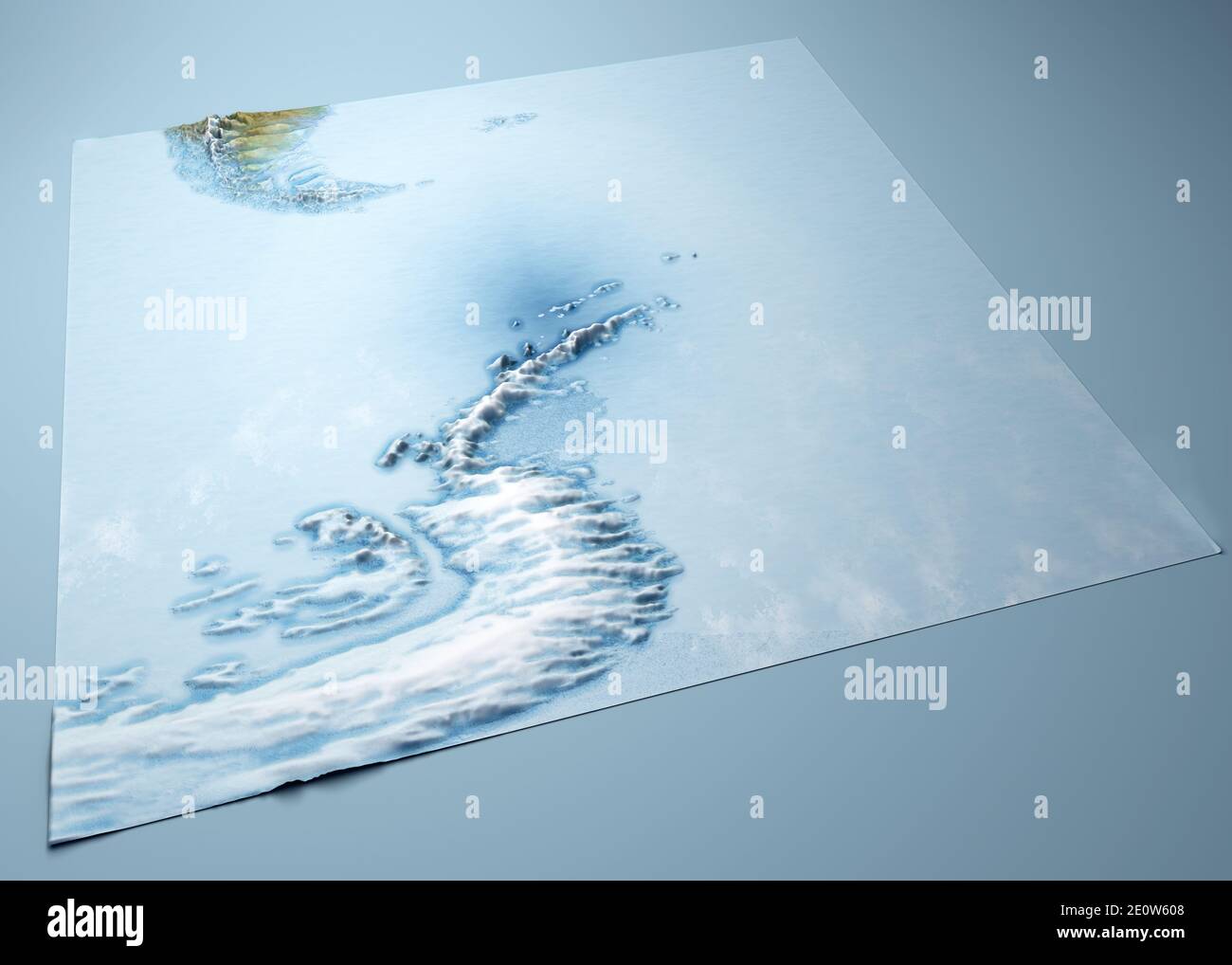 Antarctic circle map hi-res stock photography and images - Alamy