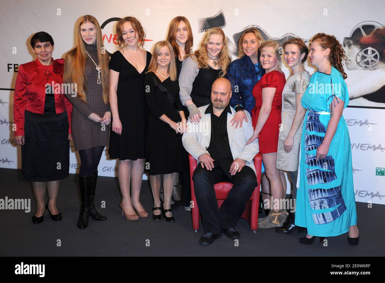 Director Alexey Fedorchenko and cast attending the 'The Celestial Wives ...