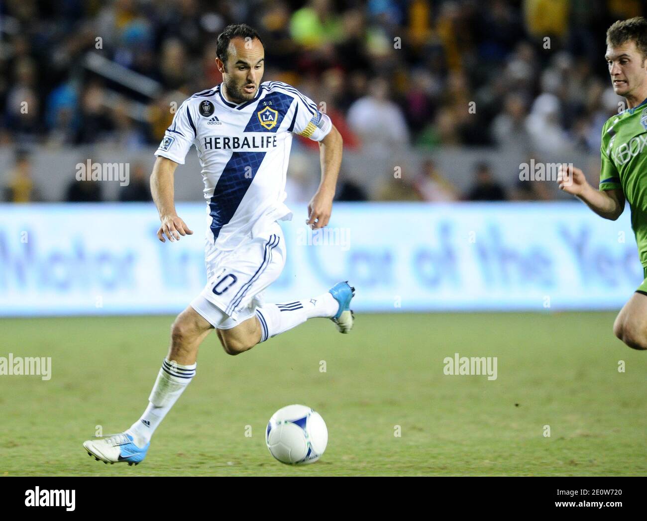 Landon Donovan in action during Leg One of the Western Conference ...