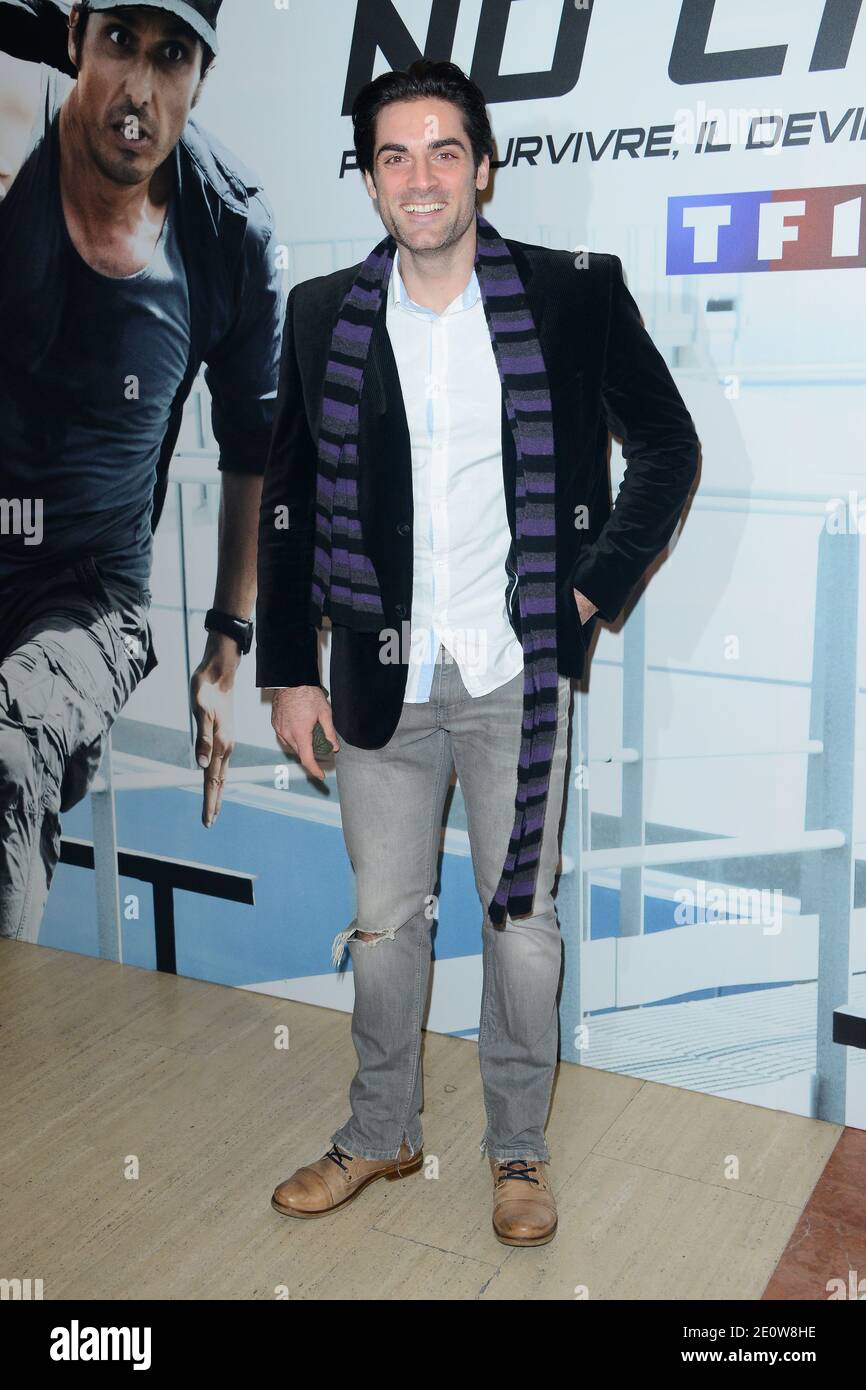 Gil Alma attending the premiere of TF1's new TV series 'No Limit' held ...