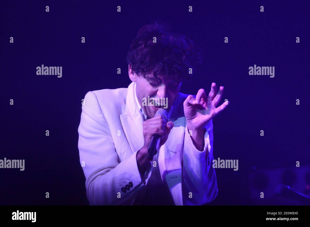 British pop singer-songwriter Mika performs live at Casino de Paris ...