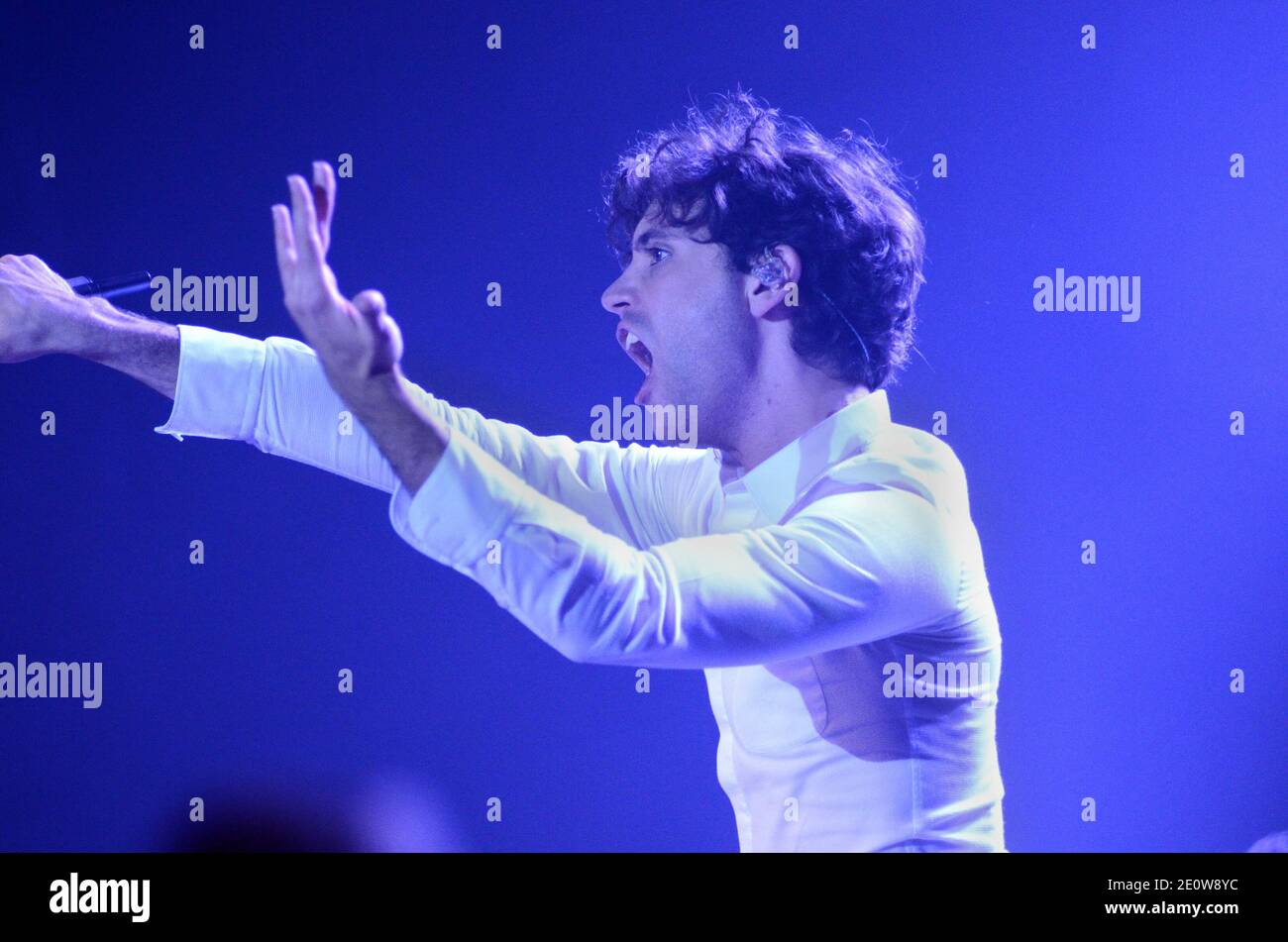 British pop singer-songwriter Mika performs live at Casino de Paris ...