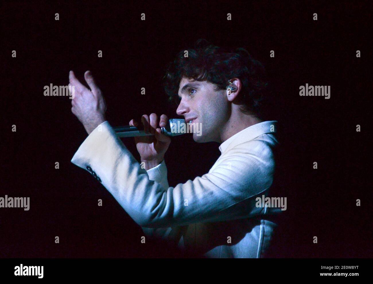 British pop singer-songwriter Mika performs live at Casino de Paris ...