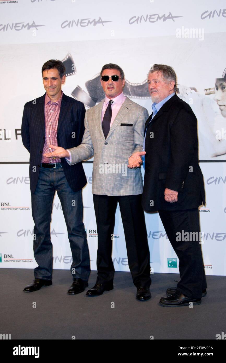 Alessandro Camon, Sylvester Stallone and Walter Hill attending the ...
