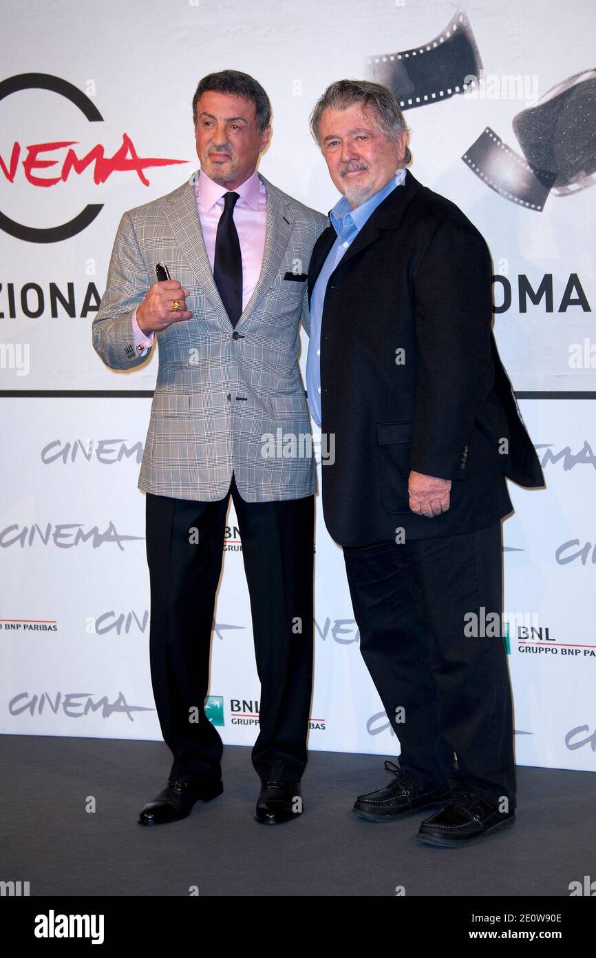 Sylvester Stallone and Walter Hill attending the Bullet To The Head ...