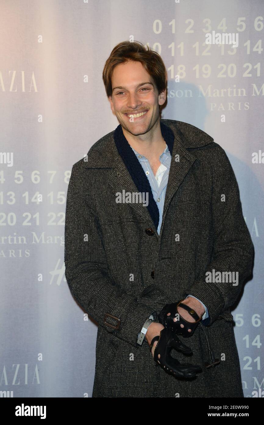 Andy Gilet attending the Maison Martin Margiela with H&M collection ...
