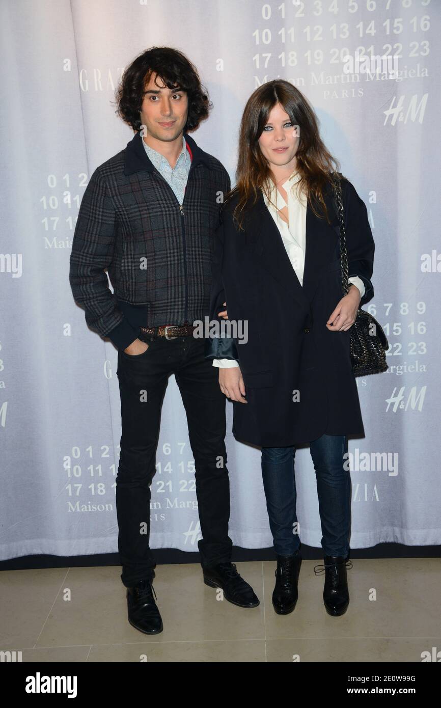 Lou Lesage and her boyfriend Emanuel Fontanesi attending the Maison ...