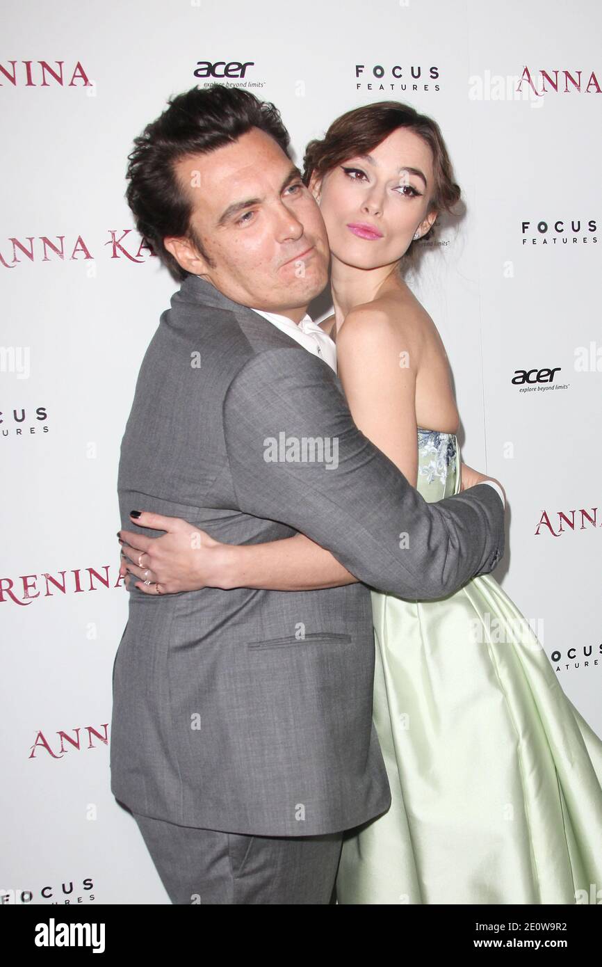 Joe Wright and Keira Knightley attending the LA premiere of 'Anna ...