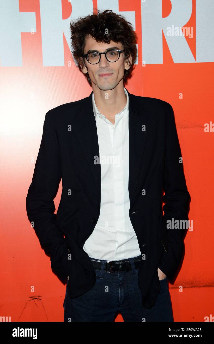 Hugo Gelin attending the premiere of 'Comme des Freres' held at the ...