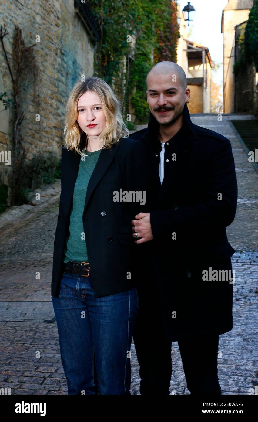 Christa Theret and Marc-Andre Grondin at a photocall for the film 'L ...