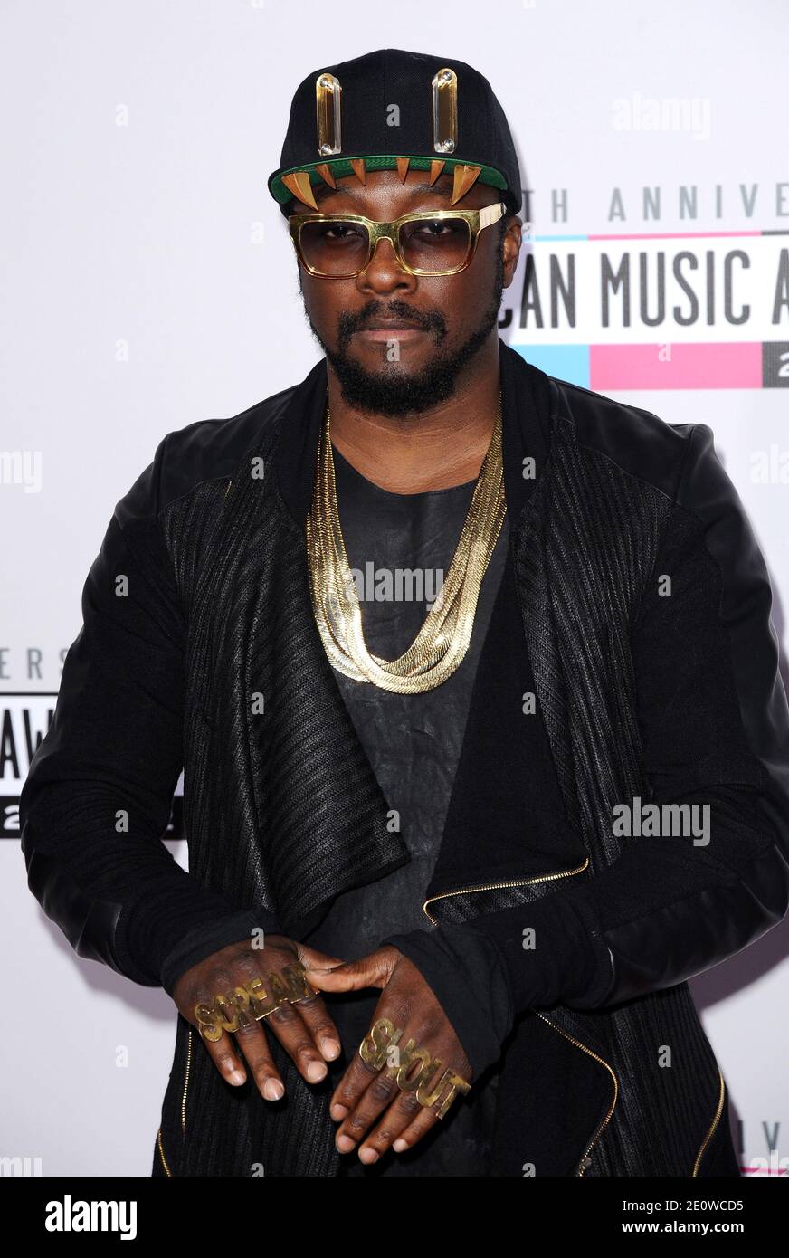 will.i.am attends the 40th American Music Awards held at Nokia Theatre ...