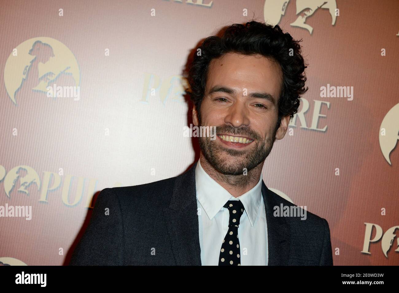 Romain Duris attending the premiere of 'Populaire' held at the cinema ...