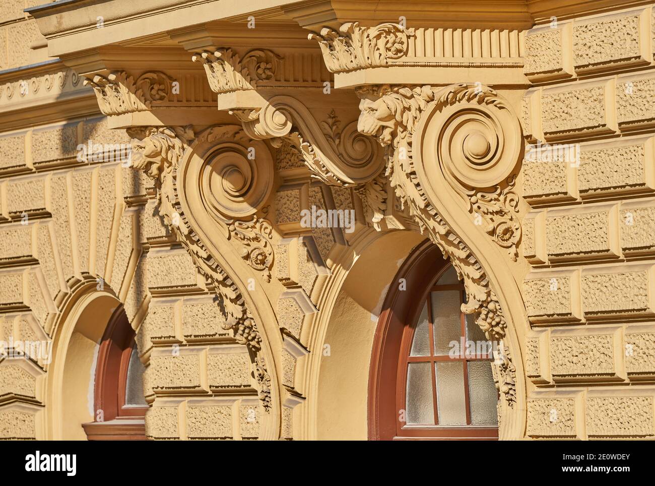 Architectural fragments at the streets of Vienna Stock Photo - Alamy