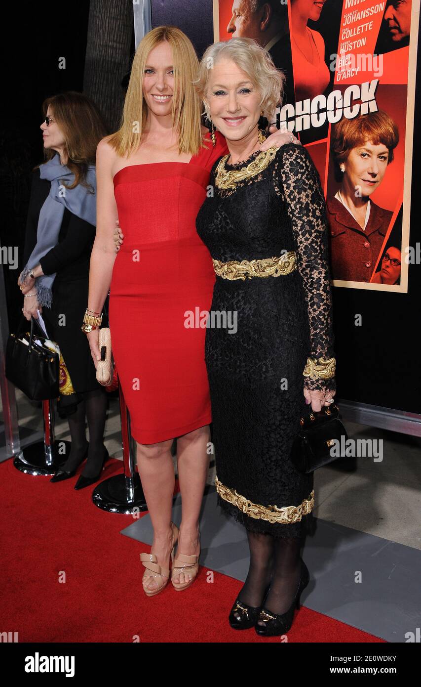 Toni Collette and Helen Mirren attend the Hitchcock Los Angeles ...