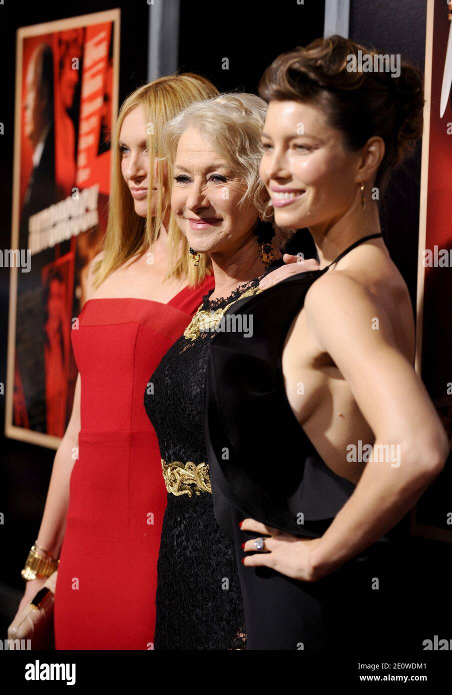 Toni Collette, Helen Mirren and Jessica Biel attend the Hitchcock Los ...