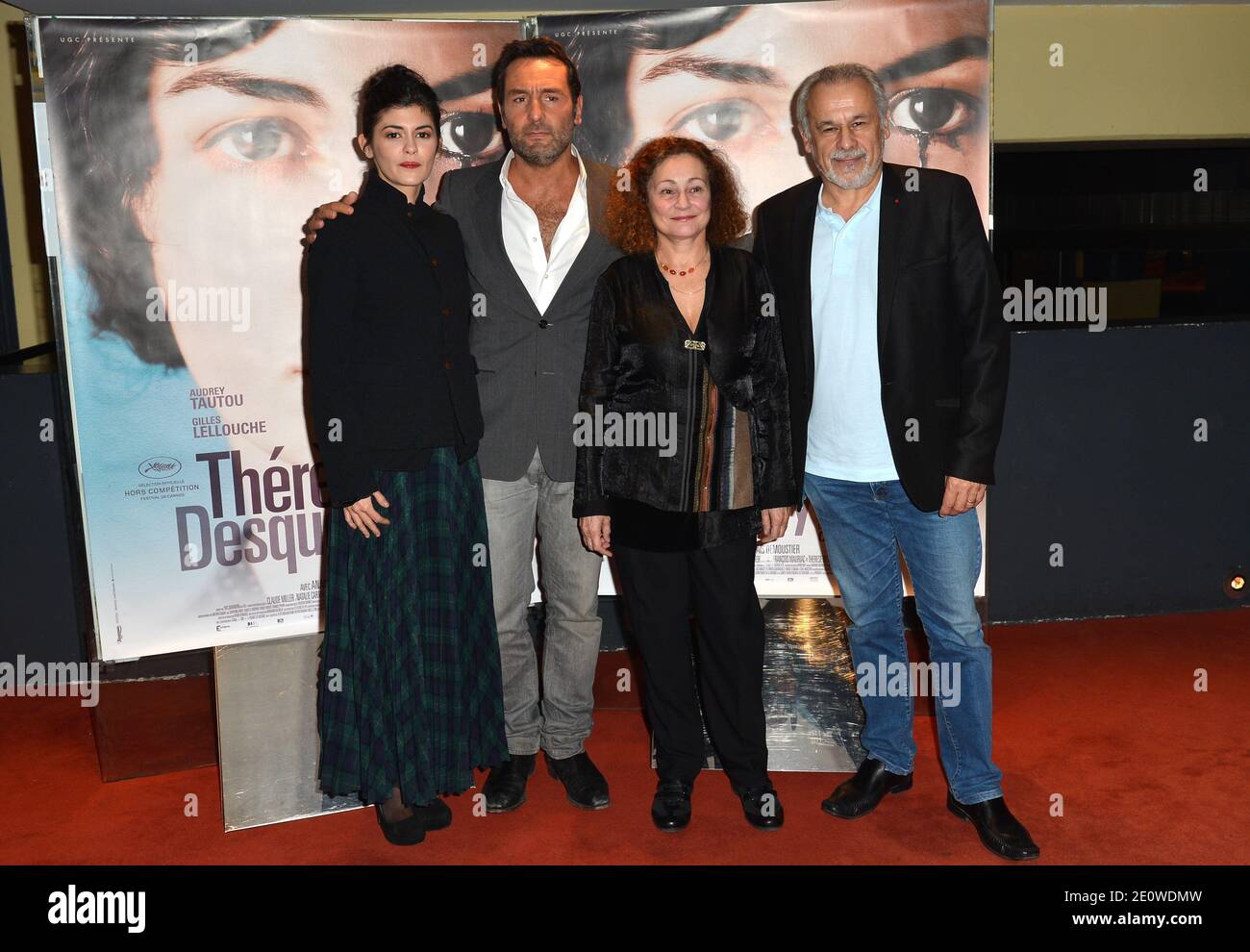 (L-R) Audrey Tautou, Gilles Lellouche, Catherine Arditi and Francis ...