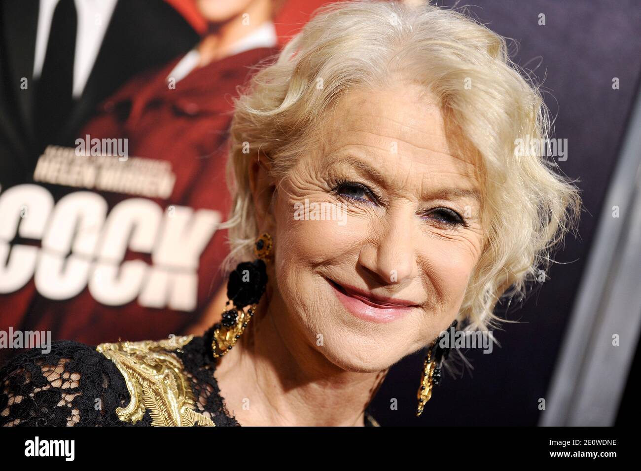 Helen Mirren attends the Hitchcock Los Angeles Premiere held at AMPAS ...