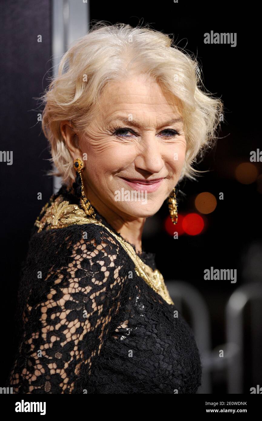 Helen Mirren attends the Hitchcock Los Angeles Premiere held at AMPAS ...