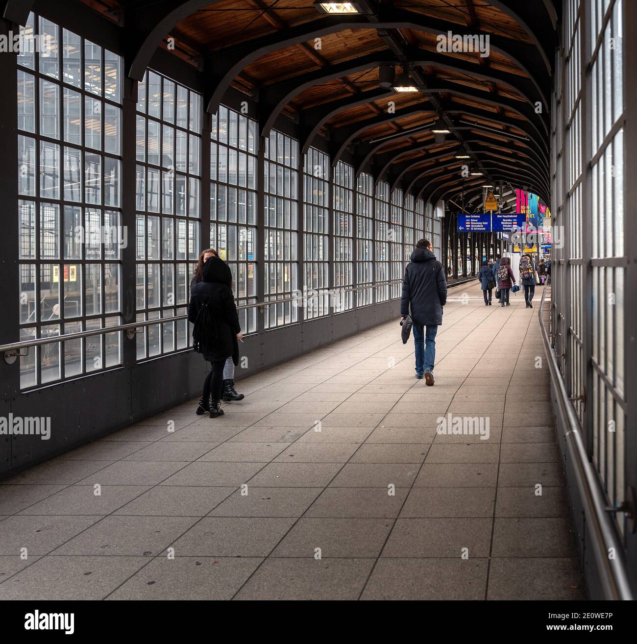 Exit At S Bahnhof Friedrichstrasse In Berlin Stock Photo - Alamy