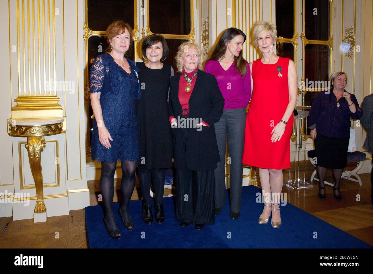 Eva Darlan who is awarded 'Officier de l'Ordre des Arts et des Lettres ...