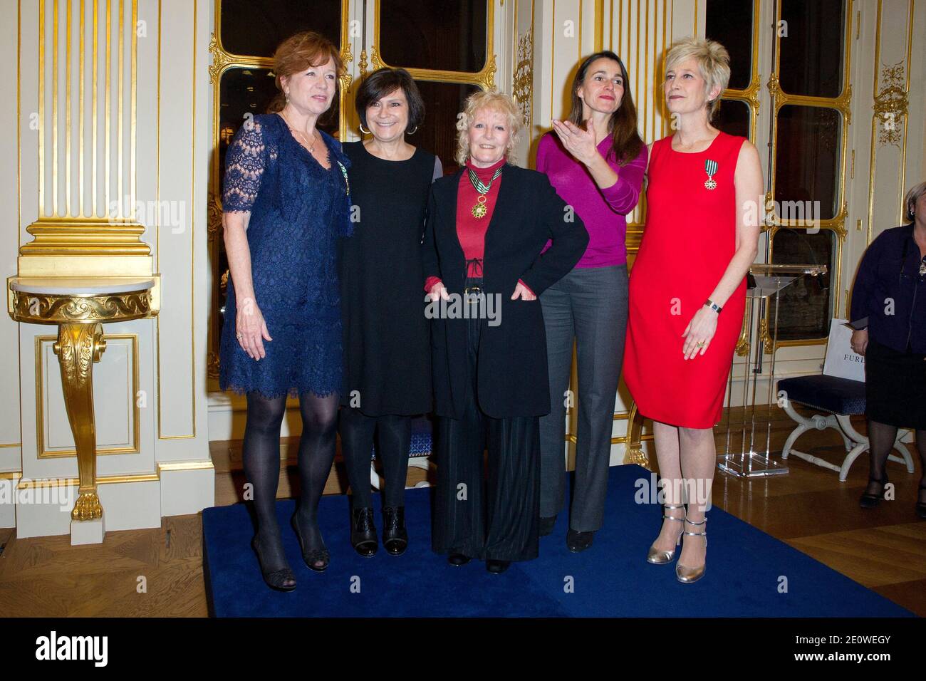 Eva Darlan who is awarded 'Officier de l'Ordre des Arts et des Lettres ...