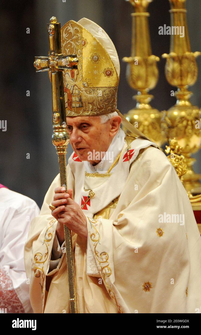 Pope Benedict XVI celebrates a Holy mass with new cardinals on November ...