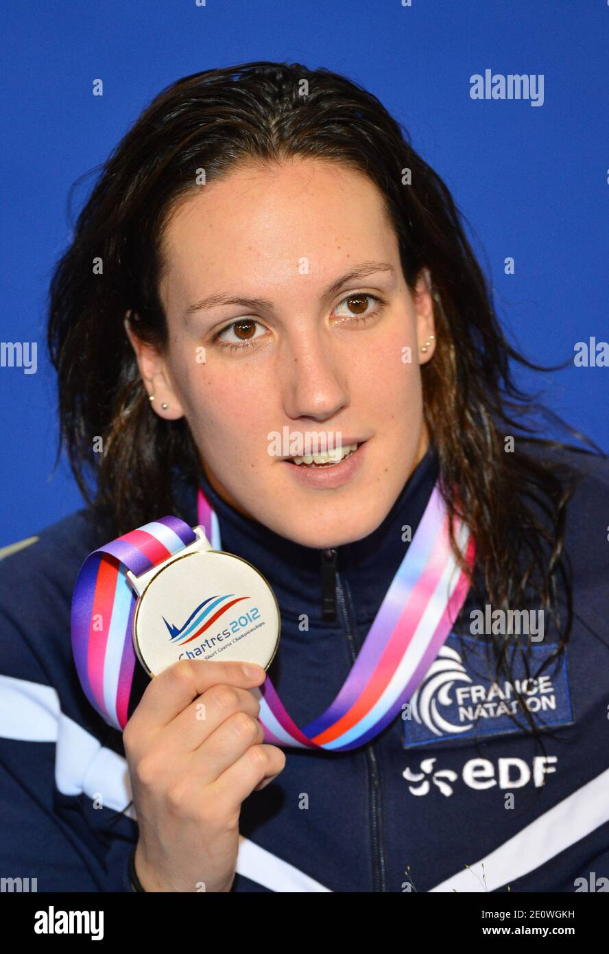 France's Charlotte Bonnet during the European short course swimming ...