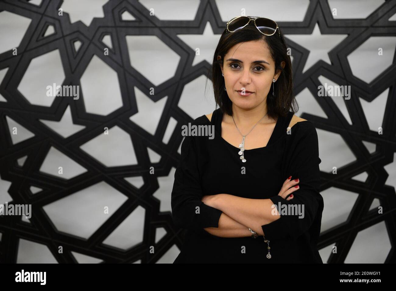 Egyptian director Maggie Morgan poses as she participates in the 4th ...