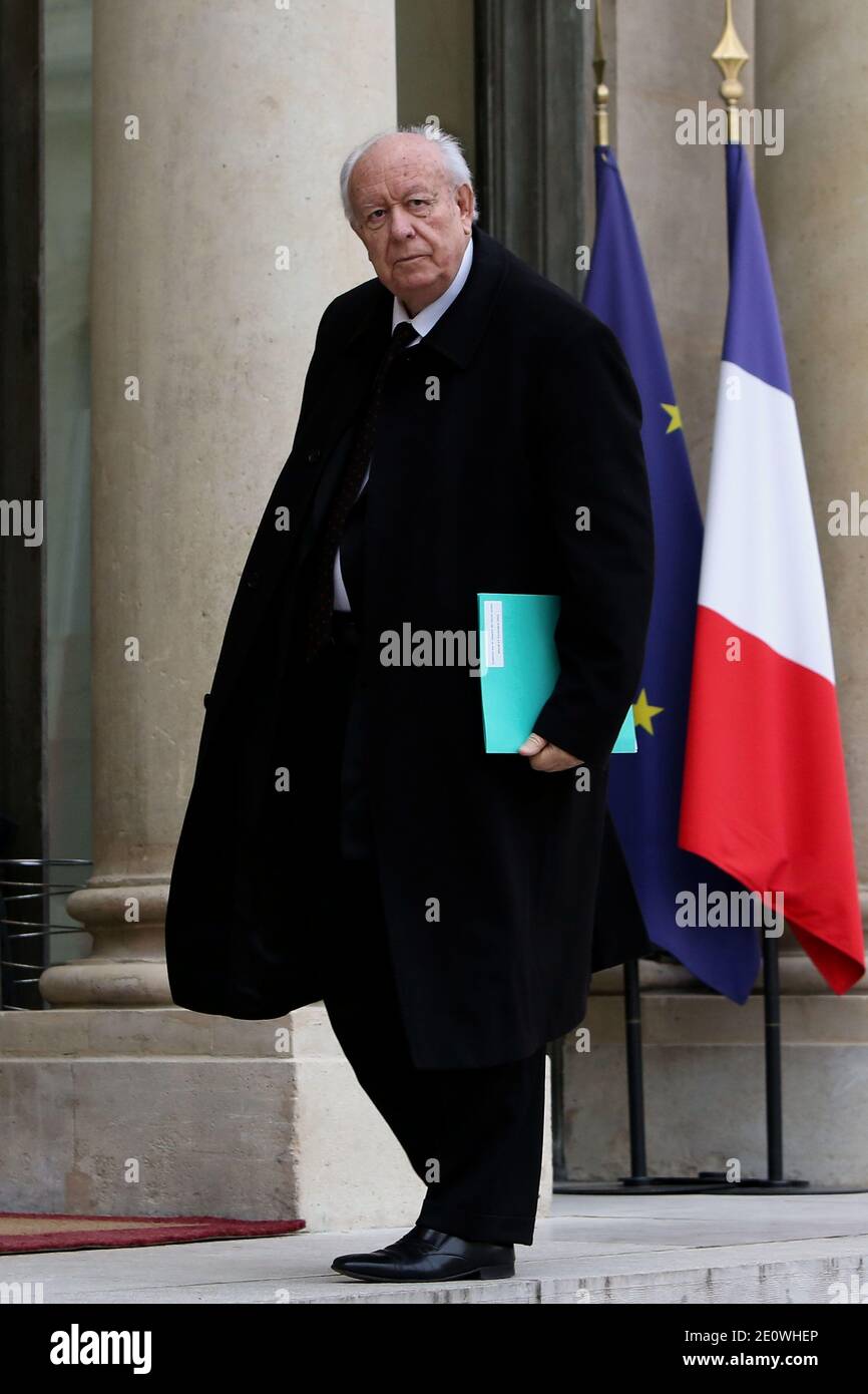 President of the French right-wing UMP group for the senate, Jean ...