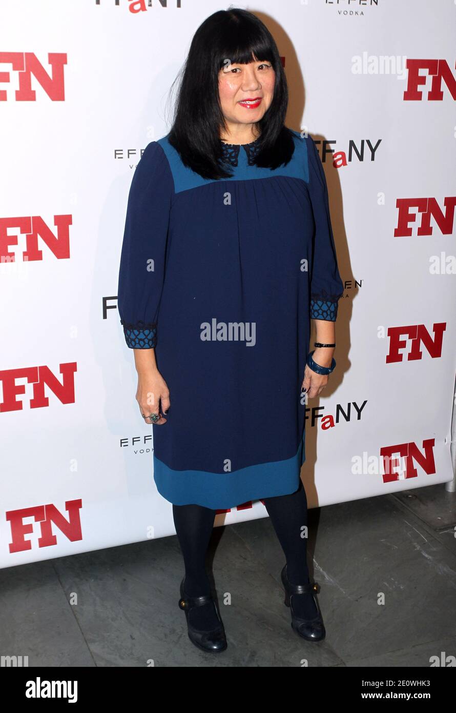 Designer Anna Sui attending the 2012 Footwear News Achievement awards ...