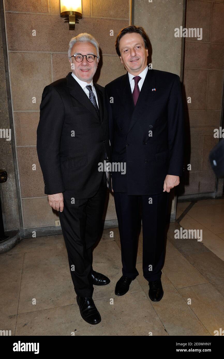 Jean-Luc Allavena and Alain Ducasse attending the 2012 French-American ...