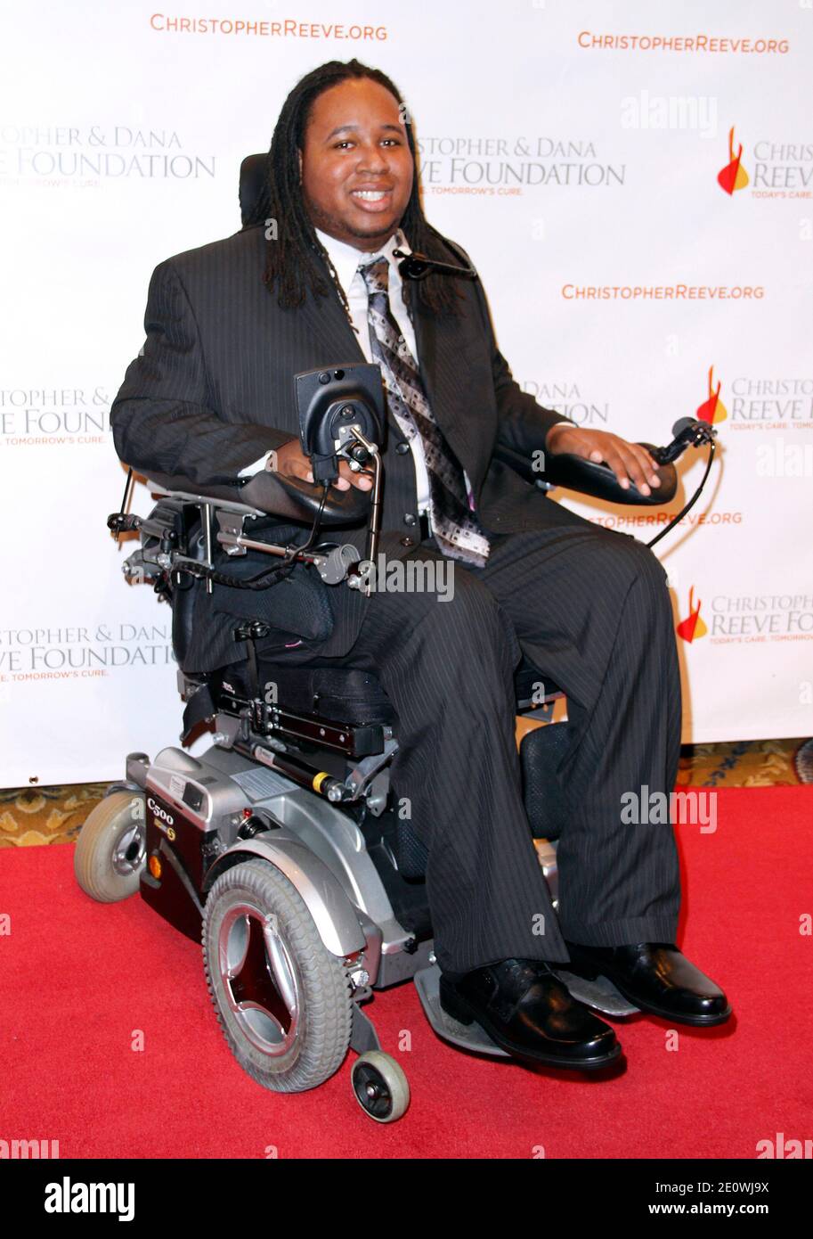 Eric LeGrand attends the Christopher & Dana Reeve Foundation ...