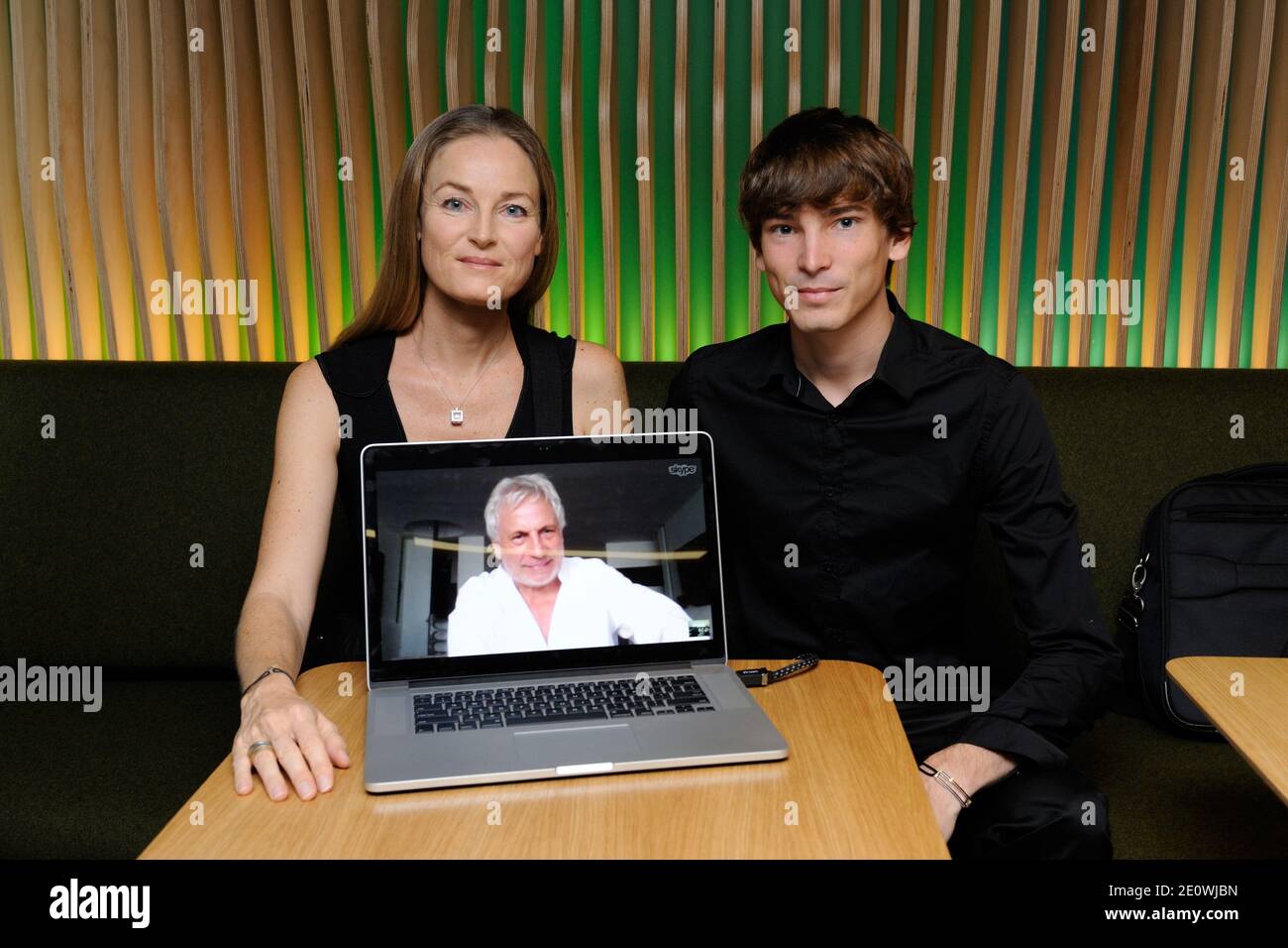 Pascal Morabito (Via internet) , Marie Eve Morabito and their son Theo ...