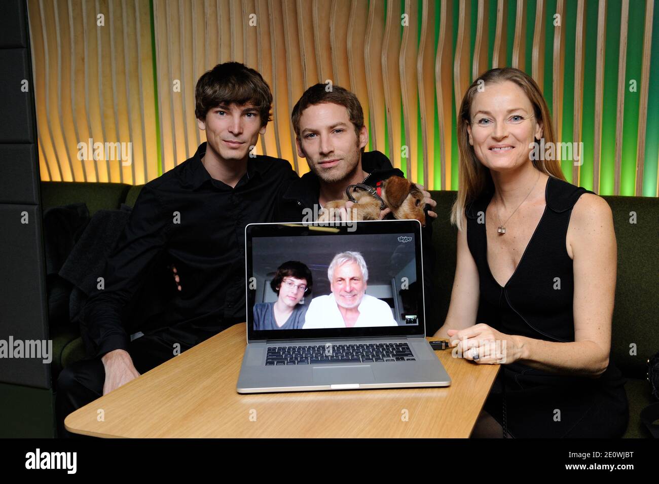 Pascal Morabito (Via internet) , Marie Eve Morabito and their sons Ora ...