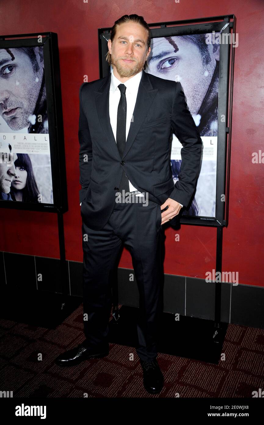 Charlie Hunnam attends the Los Angeles premiere of 'Deadfall' held at ...