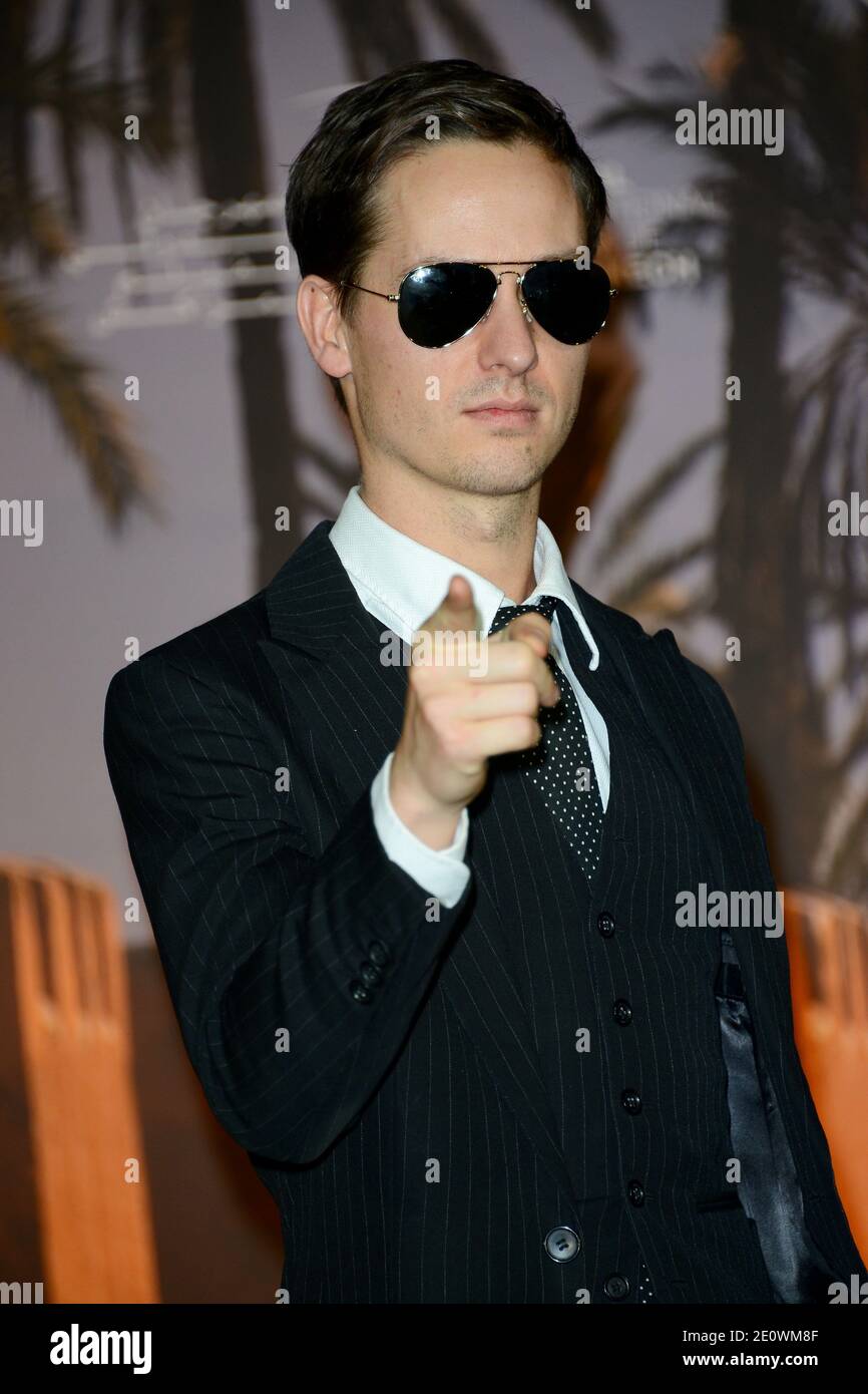 Tom Schilling poses at a photocall for Oh Boy as part of the 12th ...