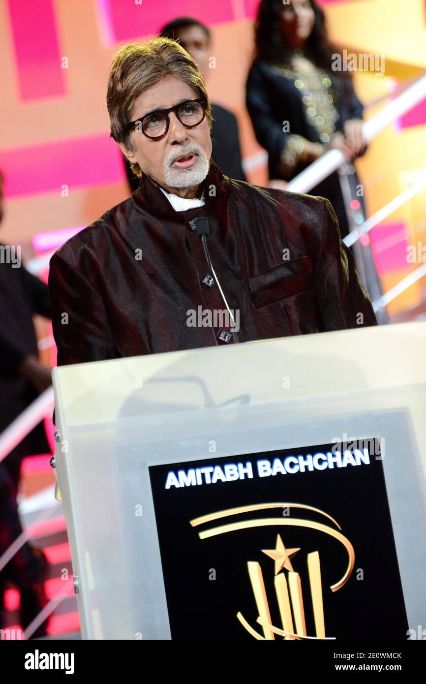 Amitabh Bachchan attending the tribute to Hindi cinema as part of the ...