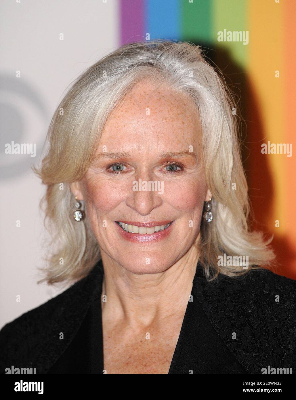 Glenn Close poses for photographers during the 35th Kennedy Center ...