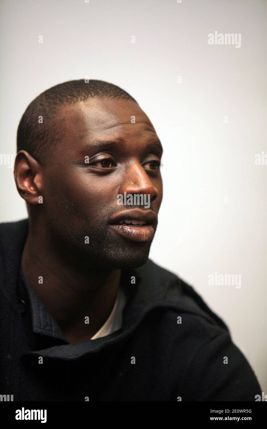 French actor Omar Sy poses for our photographer in Lille, France on ...