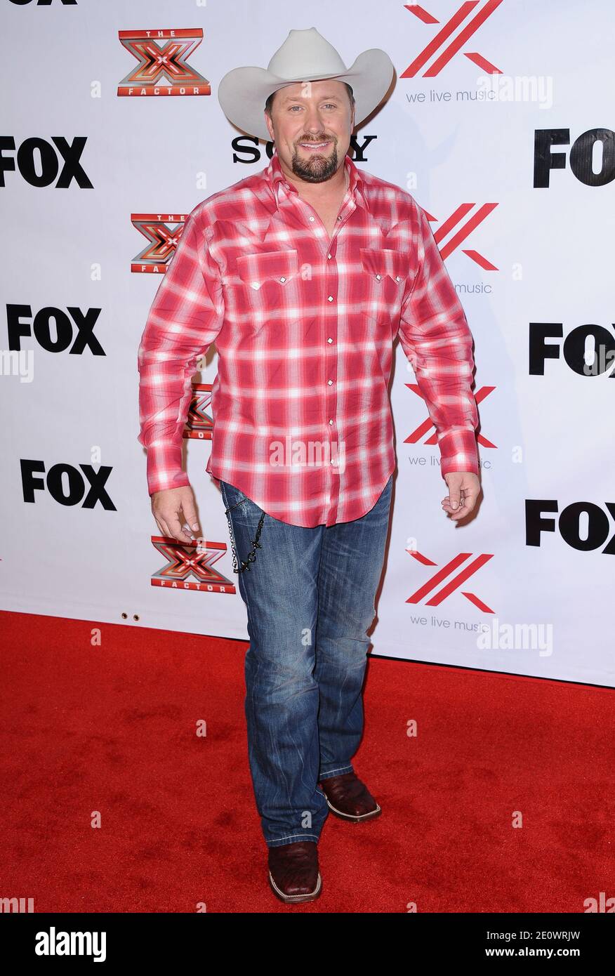 Tate Stevens arrives at the 'The X Factor' Viewing Party at Mixology101 ...