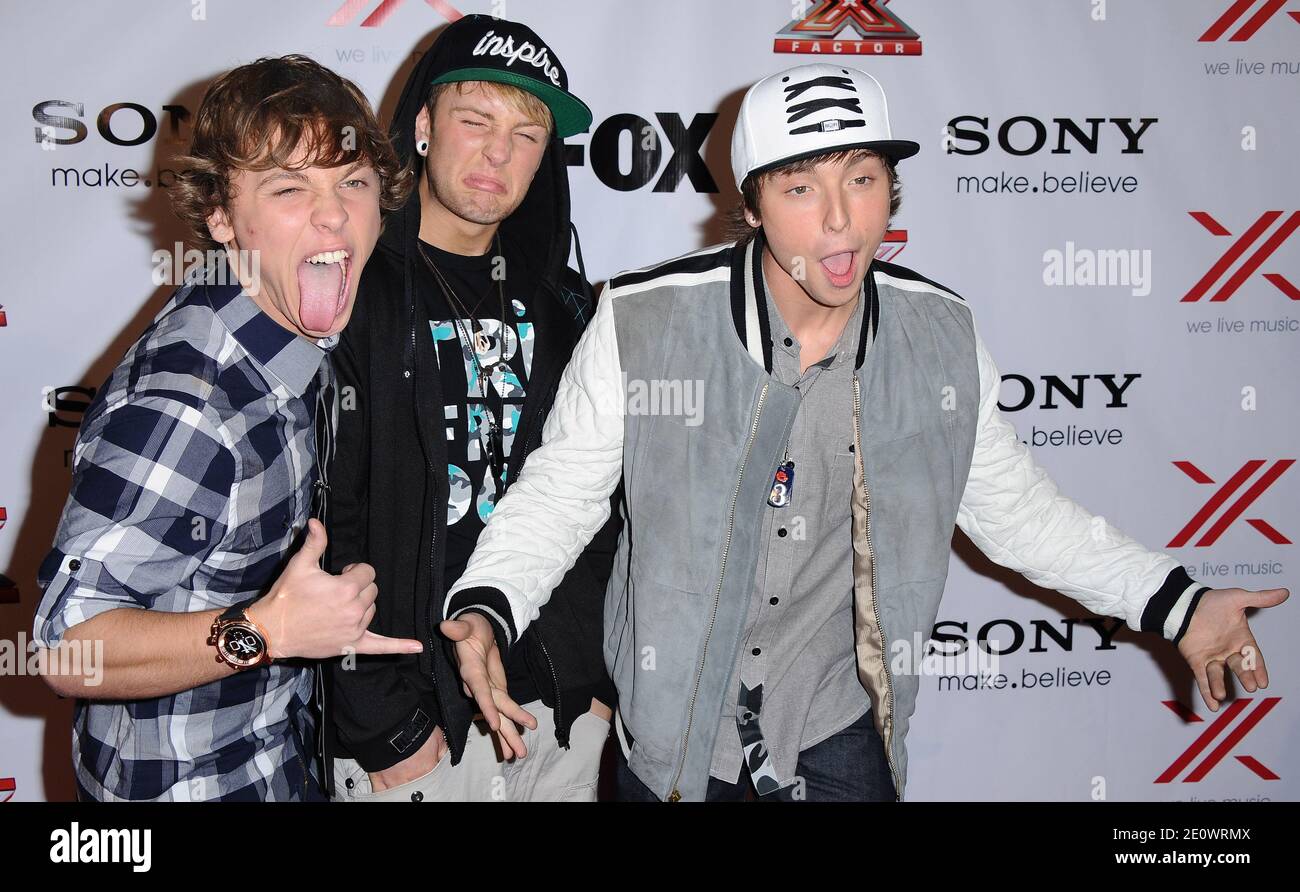 Emblem3 arrives at the 'The X Factor' Viewing Party at Mixology101 and ...