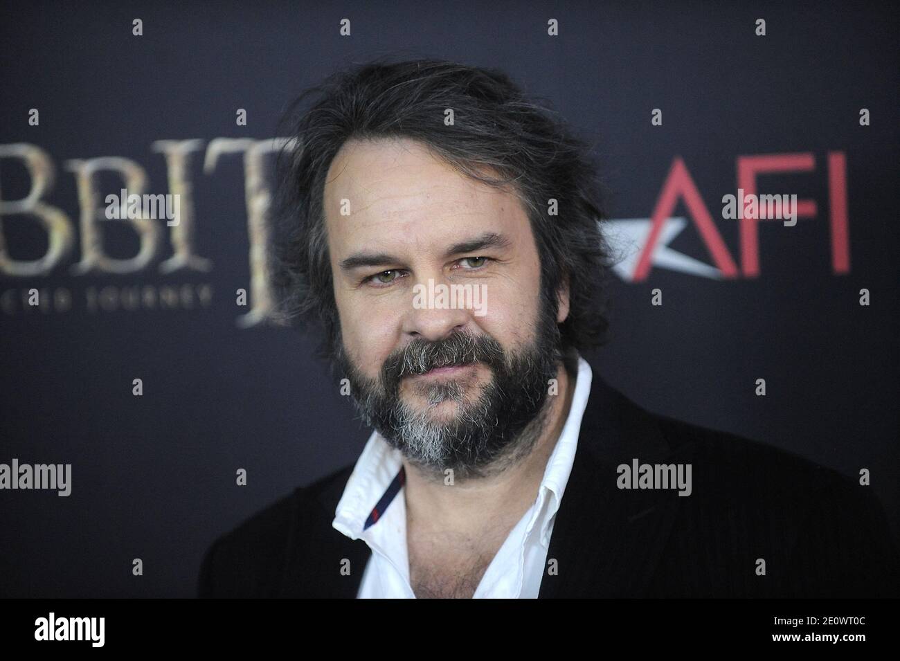 Director Peter Jackson attending the premiere of 'The Hobbit: An ...