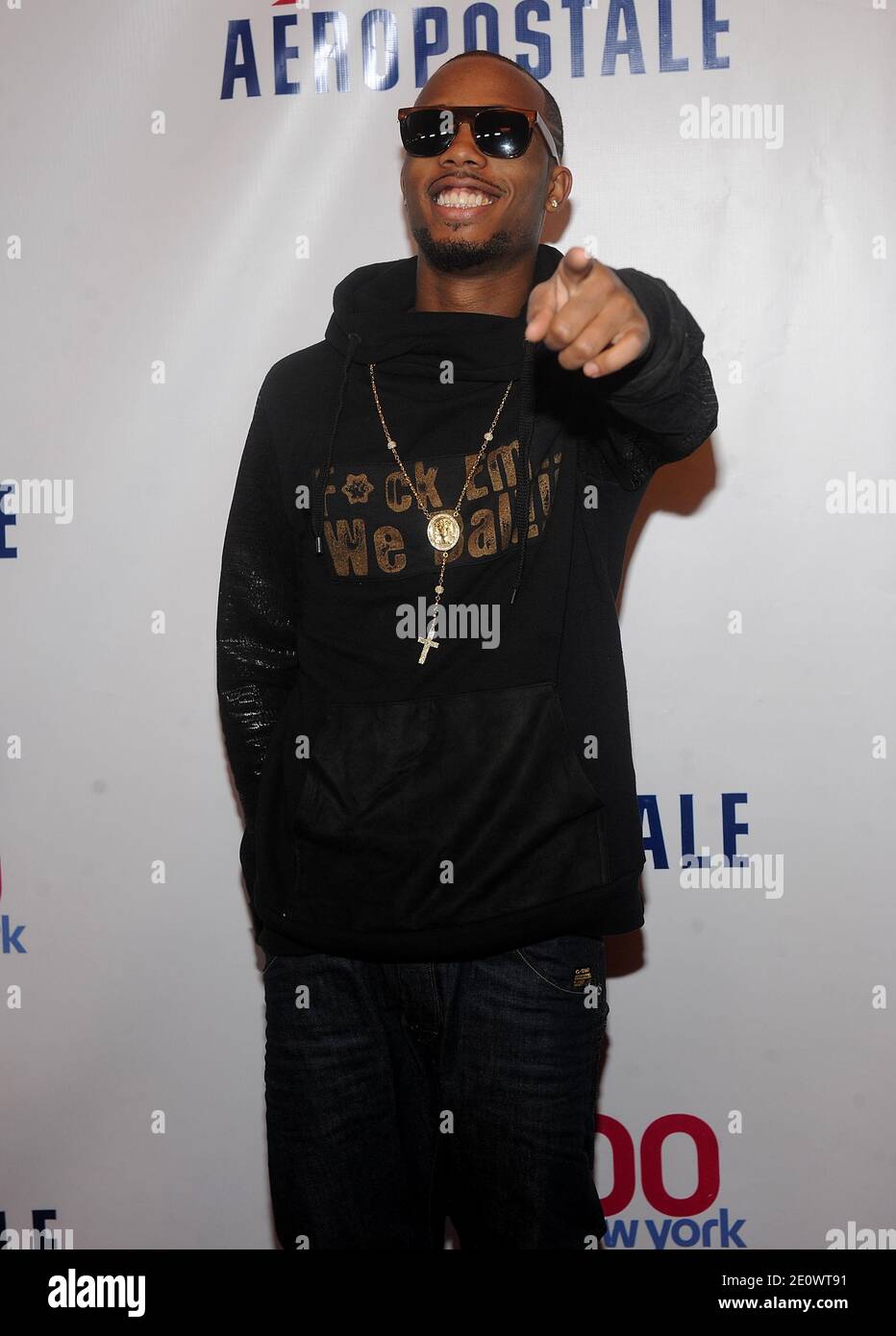 B.o.B attending the 'Z100 Jingle Ball' held at the Madison Square ...
