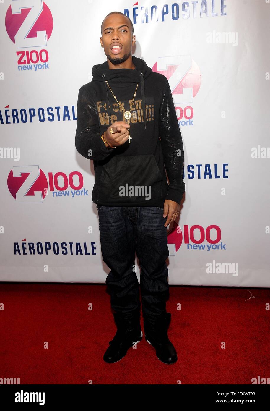 B.o.B attending the 'Z100 Jingle Ball' held at the Madison Square ...