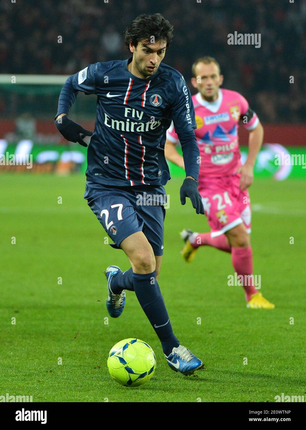 PSG' Javier Pastore during the French First League soccer match, Paris ...