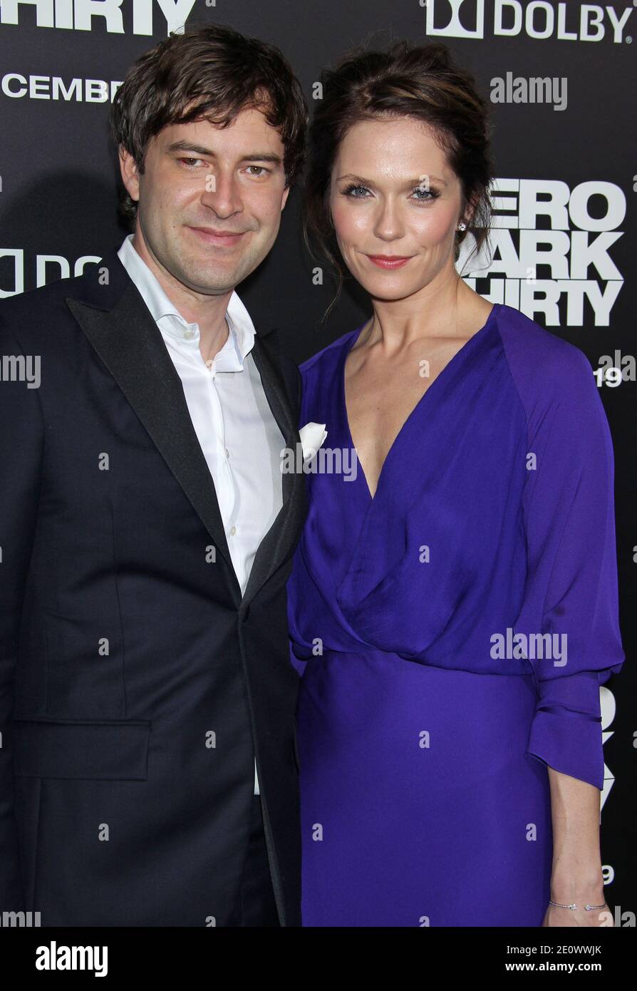 Mark Duplass and Katie Aselton arriving at Columbia Pictures' premiere ...