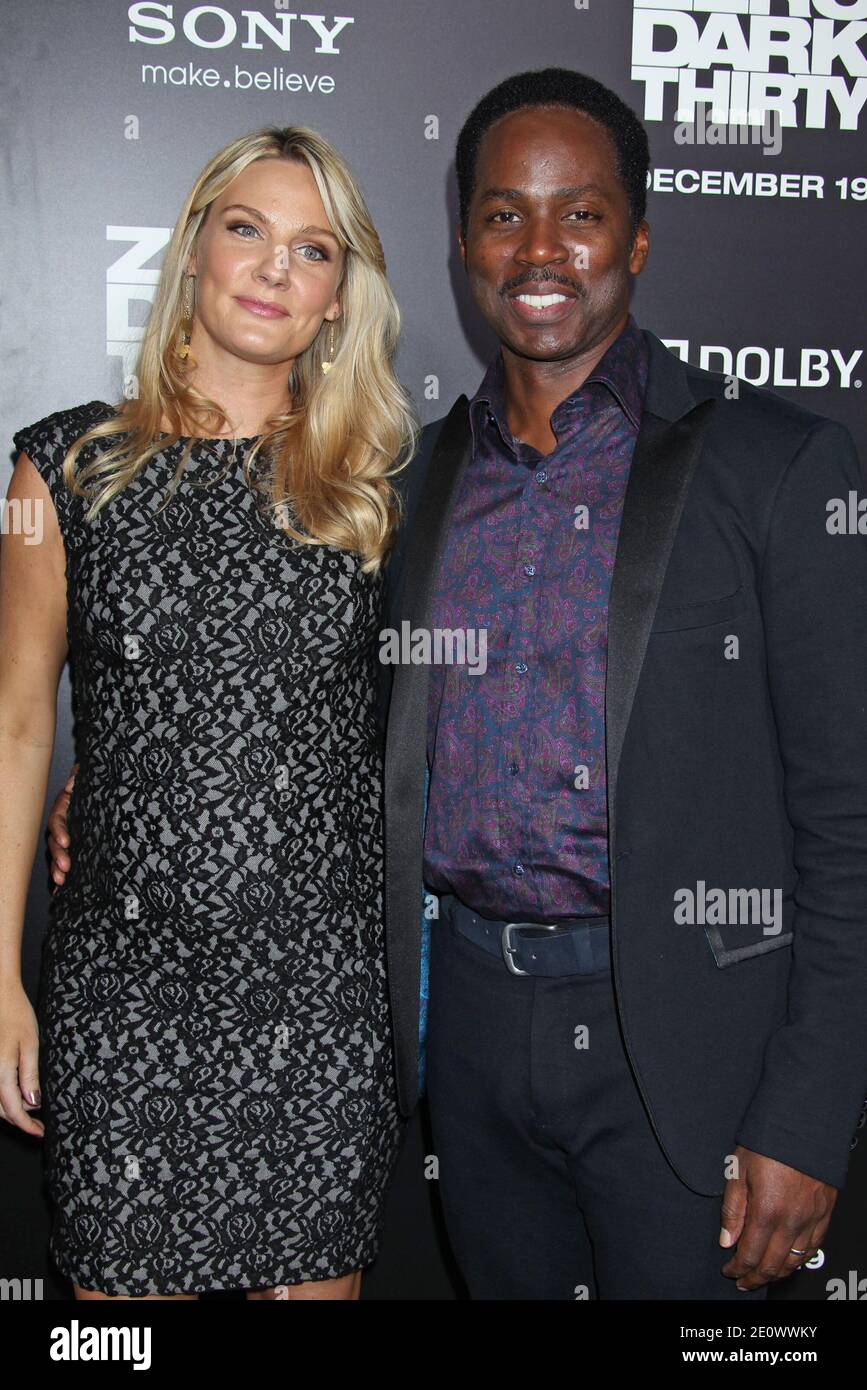Brittany Perrineau and Harold Perrineau arriving at Columbia Pictures ...