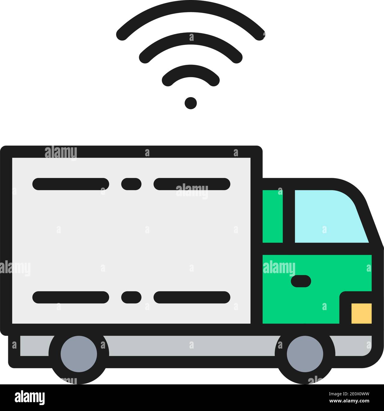 Commercial electric bus Stock Vector Images - Alamy