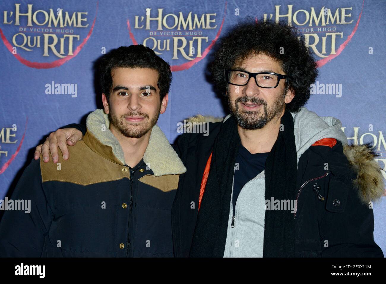 Gary Mihaileanu and Radu Mihaileanu attending the premiere of 'L'Homme ...