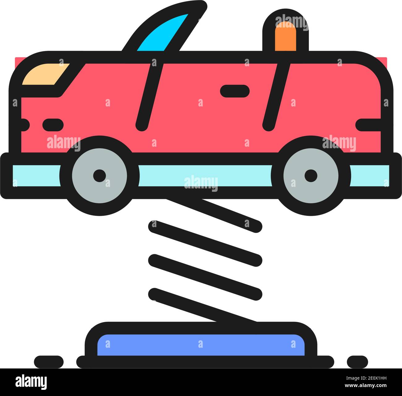 Balance springs Stock Vector Images - Alamy